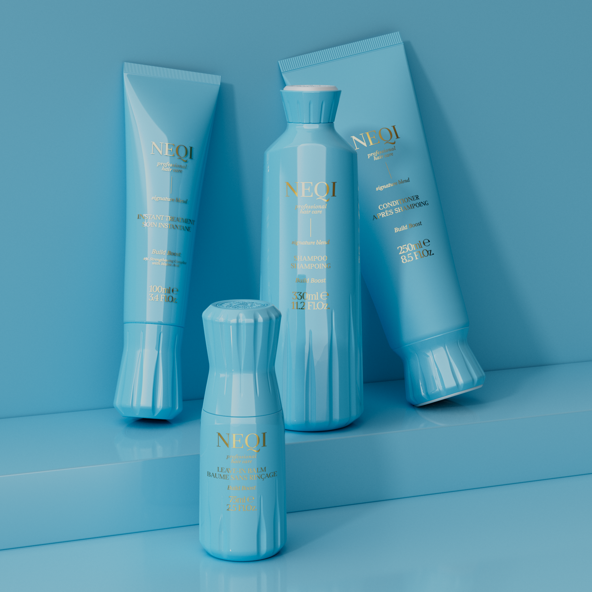 Set de cuidado Build Boost - NEQI - Cuidado profesional del cabello